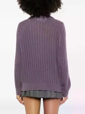 CUDDLEUP Ribbed-knit Polo Top