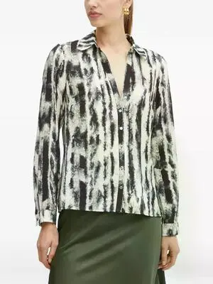 MORGAN Abstract Print Shirt - Neutrals