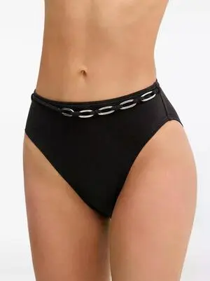 Michael Kors Chain-link Bikini Bottoms - Black