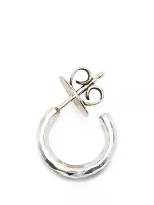 Werkstatt:München Hammered Hoop Earrings