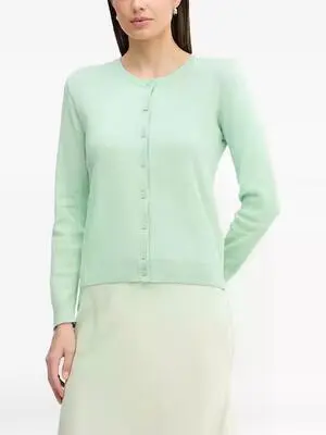 BENETTON Button Cardigan - Green