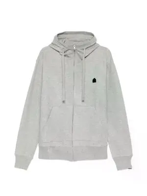 DOVER STREET MARKET Marl-effect Drawstring Hoodie - Grey
