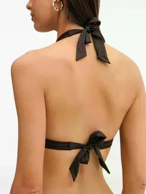 Michael Kors Halterneck Bikini Top - Brown