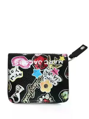 Marc Jacobs Sticker-print Leather Wallet