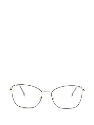 Carolina Herrera Geometric-frame Glasses - Black