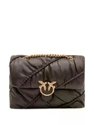 Pinko Love Puff Braided Shoulder Bag