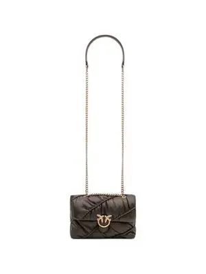 Pinko Love Puff Braided Shoulder Bag