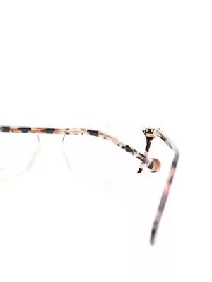 Carolina Herrera Tortoiseshell-temples Rectangle-frame Glasses