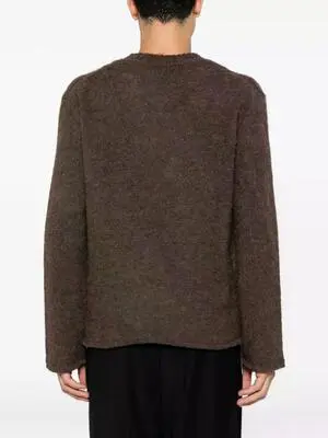 DIANA STUDIO Brushed-knit Crew-neck Sweater
