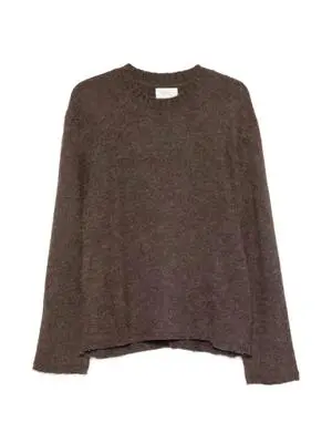 DIANA STUDIO Brushed Crew Neck Sweater - Brown