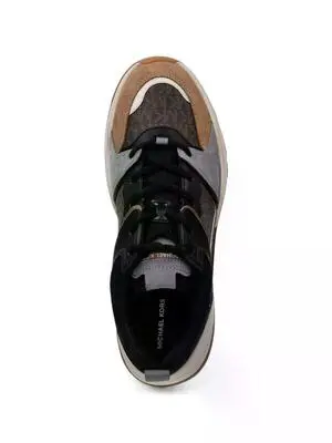 Michael Kors Mixed-media Chase Sneakers