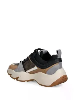 Michael Kors Mixed-media Chase Sneakers