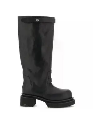 Rick Owens Calfskin Boots - Black