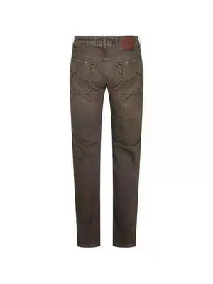 Jacob Cohen Logo-patch Straight-leg Jeans