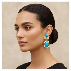 Bounkit Capri Interchangeable Drop Earrings