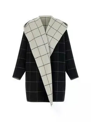 TOTEME Reversible Windowpane-check Coat