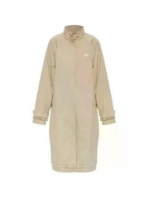 Adidas Ruffled Trim Logo Coat