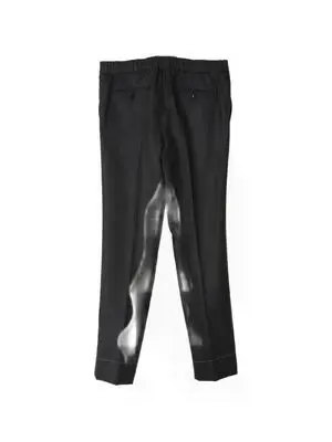 Brioni Elasticated-waistband Wool Trousers