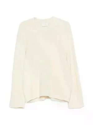 DIANA STUDIO Crew-neck Knitted Sweater - Neutrals