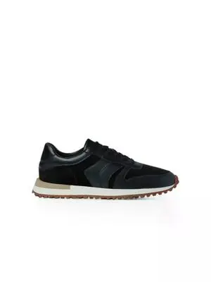BRETT JOHNSON Panelled Leather Sneakers