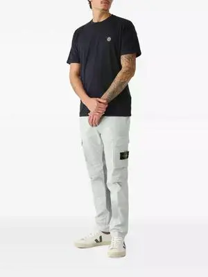 Stone Island 2100027 60/2 Cotton-jersey Slim-fit T-shirt With Compass Patch