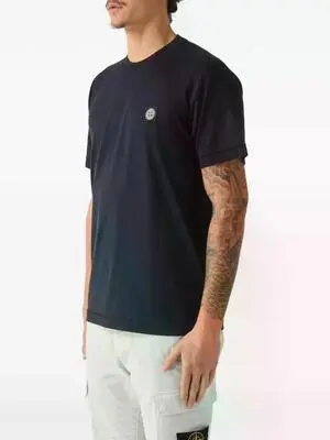 Stone Island 2100027 60/2 Cotton-jersey Slim-fit T-shirt With Compass Patch