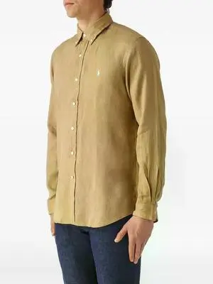 Polo Ralph Lauren Custom-fit Linen Shirt - Neutrals