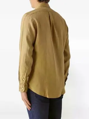 Polo Ralph Lauren Custom-fit Linen Shirt - Neutrals