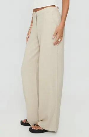 Princess Polly Syrena Low Rise Wide Leg Pants