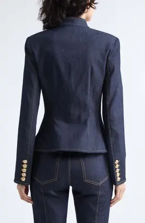Cinq À Sept Abbot Military Denim Jacket