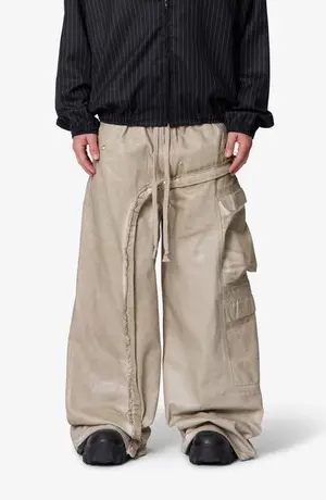 Mnml Rave Seam Cargo Wide Leg Pants
