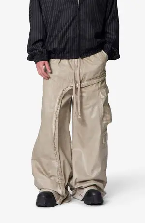 Mnml Rave Seam Cargo Wide Leg Pants