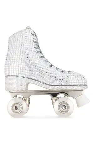 Judith Leiber Crystal Roller Skate Clutch