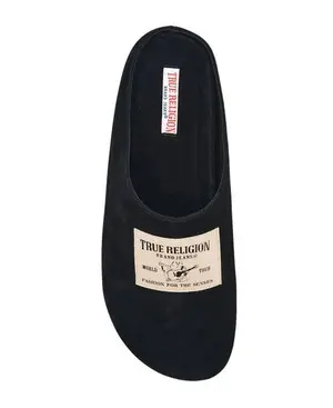 True Religion Dogg Srs Patch Clogs - Black