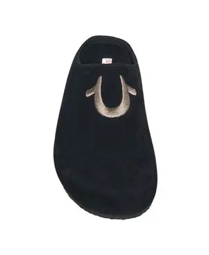 True Religion Fetty Horseshoe Logo Clog - Black