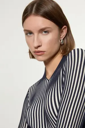 Karen Millen Petite Sculpted Knitted Top