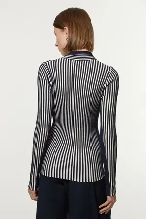 Karen Millen Petite Sculpted Knitted Top