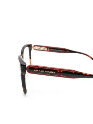 Carolina Herrera Tortoiseshell-effect Glasses