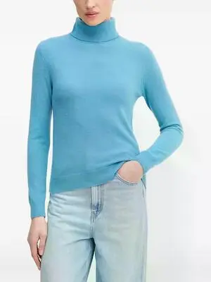 BENETTON Turtleneck Sweater - Blue