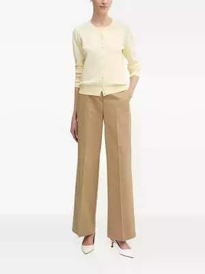 BENETTON Buttoned Cardigan - Yellow