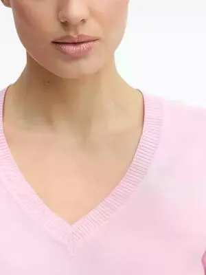 BENETTON V-neck Ribbed Knitwear