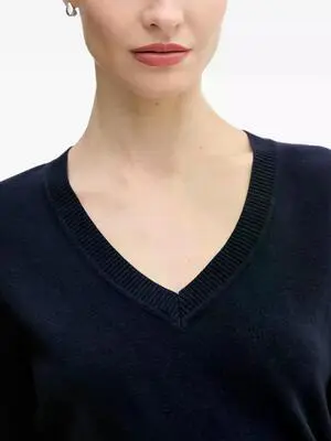 BENETTON V-neck Ribbed Sweater