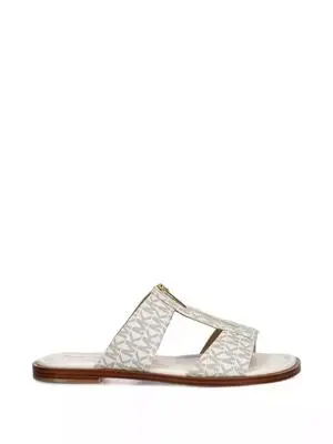 Michael Kors Berkley Signature Logo Slide Sandals