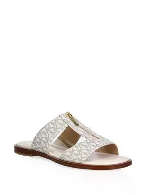 Michael Kors Berkley Signature Logo Slide Sandals