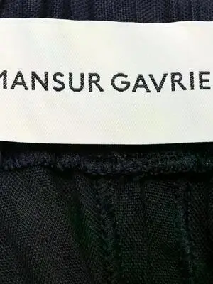MANSUR GAVRIEL Navy Linen Drawstring Trousers