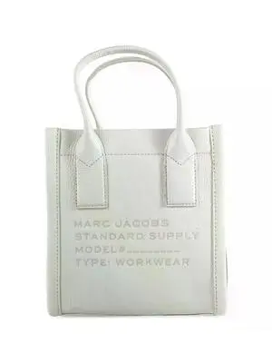 Marc Jacobs Logo-embossed Leather Tote Bag - White