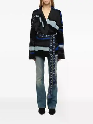 Zadig&Voltaire Aspen Wings Intarsia-knit Coat