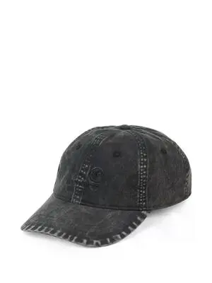 Carhartt Work In Progress Lambert Logo-embroidered Cap - Black