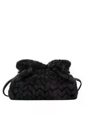 Liu Jo Small Riccy Bag In Faux Fur