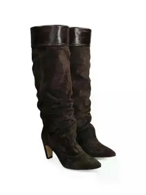 THE SELLER Slouchy Panelled Boots